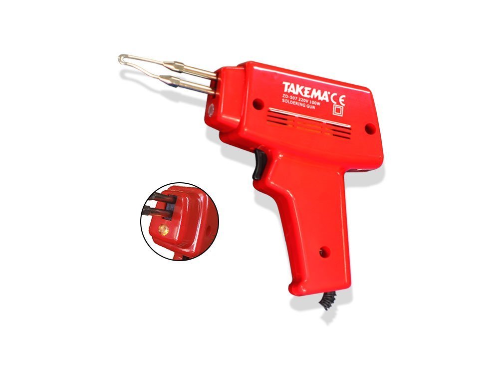 Pistola de Soldar 100W 220VAC ZD-507 TAKEMA - Opalux