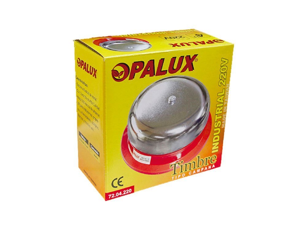 Timbre Industrial de Metal 8″ 72.08.220 OPALUX - Opalux